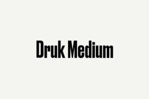 Druk Medium Font Free Download Now